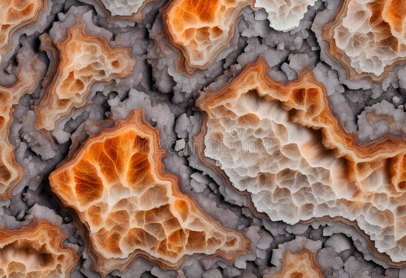 Macro Closeup Shot of Mineral Stone Abstract Stock Illustration ...