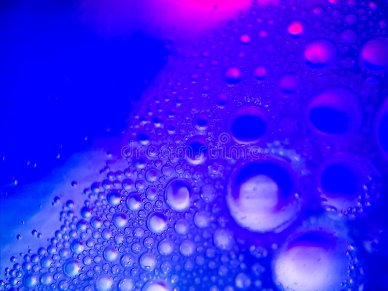 Macro Colorful Soap Bubbles Gradient Abstract Background Blue Pink ...