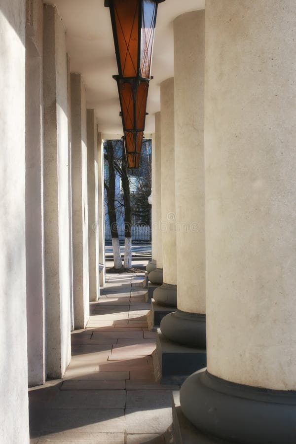 Macro Column of the Building Stock Image - Image of detail, column ...