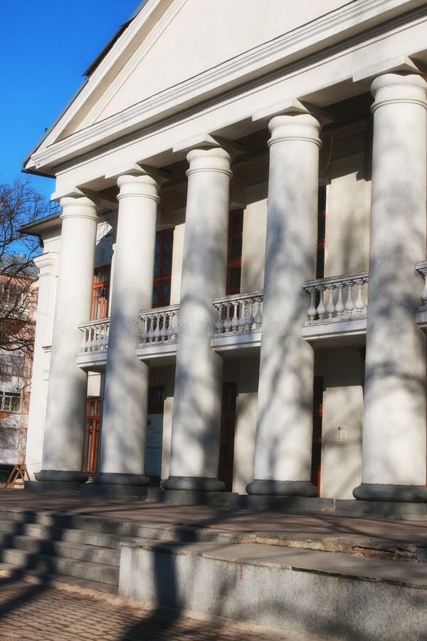 Macro Column of the Building Stock Photo - Image of exterior, industry ...