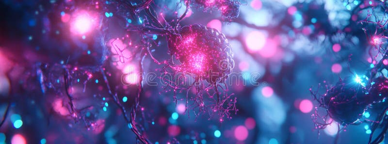 A Macro Concept Banner Displaying a Microscopic Perspective of the ...