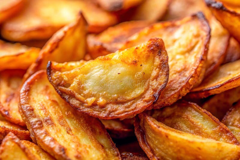 Macro Crunch Close-Up – Zoom in on the Crispy Texture of Fried Sides ...