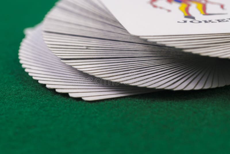 Macro of deck of cards stock image. Image of concept - 51545387
