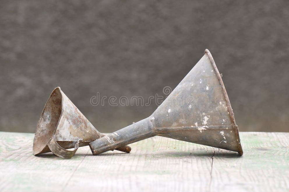 Old Rusty Funnel stock photo. Image of chemistry, corrosion - 112776560