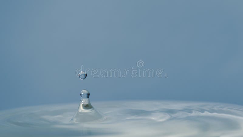 Water Drops Falling stock image. Image of bright, blue - 109860997