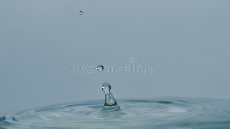 Water Drops Falling stock photo. Image of isolated, impact - 109861164