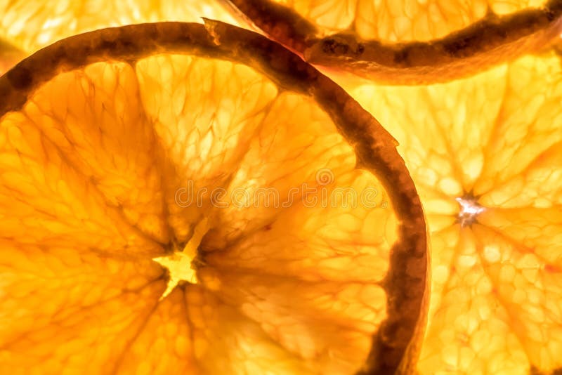 Orange With Backlight Closeup Stock Image - Image of fruit, detail ...