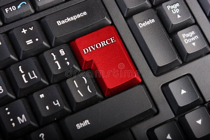 Macro Divorce key stock image. Image of computing, symbol - 17418165