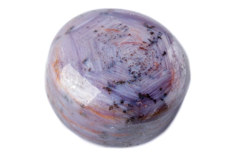 Macro Do Corindo Mineral Ruby Sapphire No Fundo Branco Foto de Stock ...