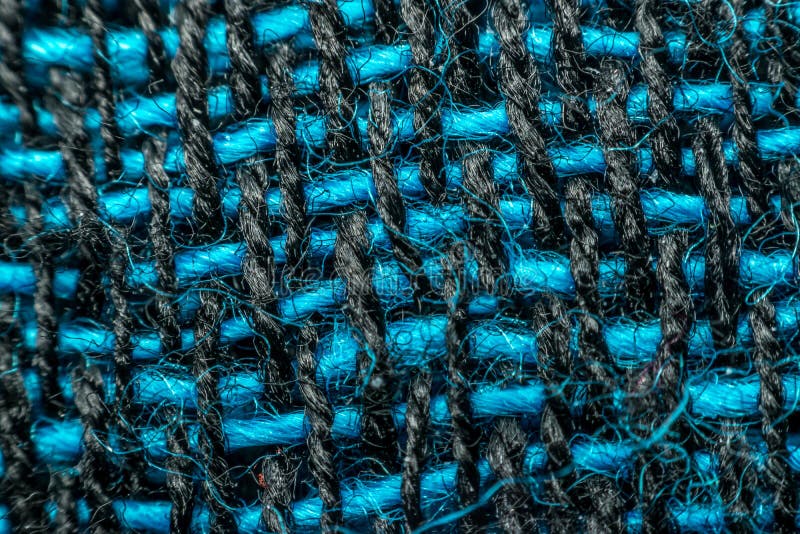 Macro of Fabric Weave Texture Surface Stock Image - Image of pattern ...