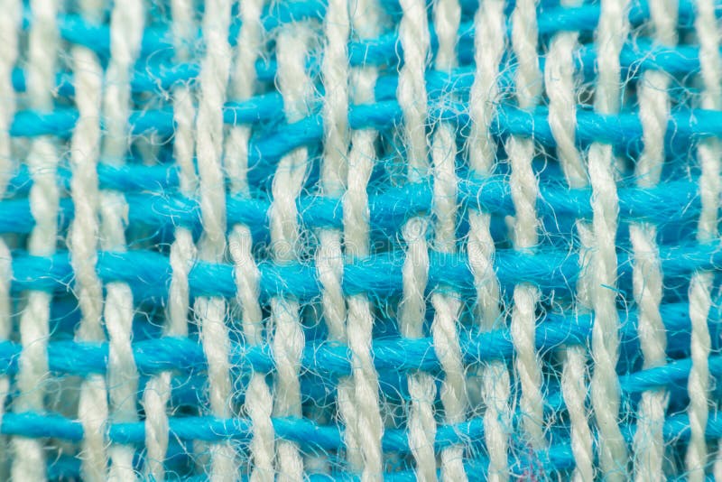 Macro of Fabric Weave Texture Surface Stock Photo - Image of indigo ...