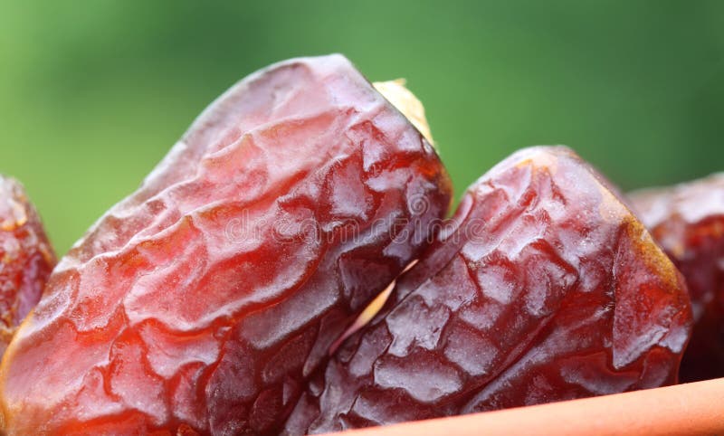 Macro of Fresh Arabian Dates Stock Image - Image of tropical, macro ...