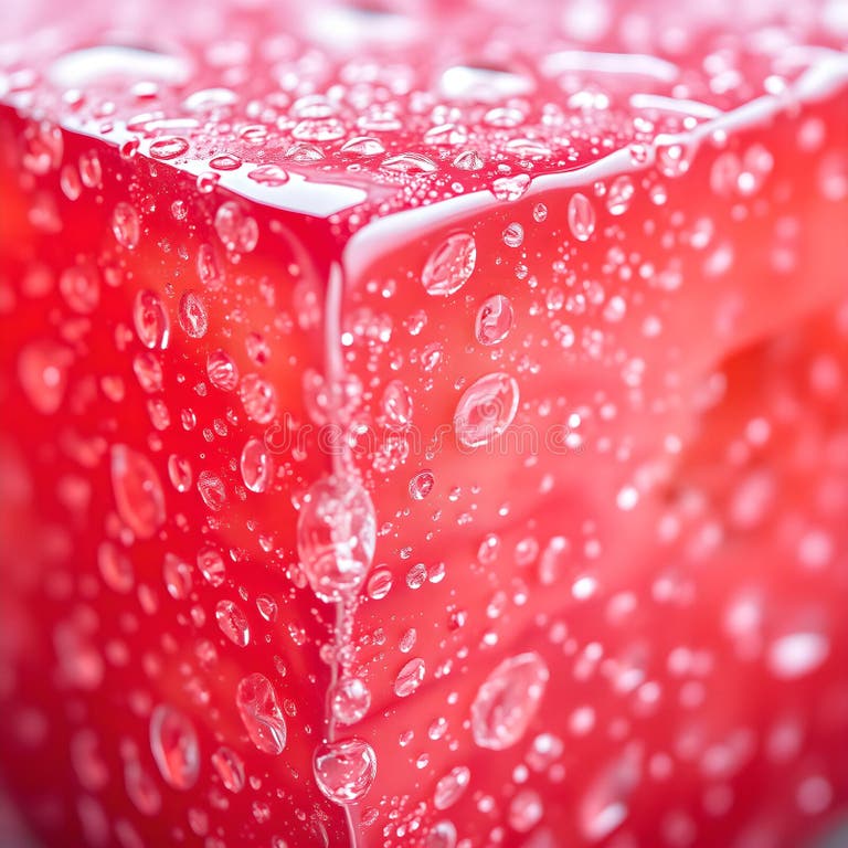 Macro Fruit Cube: Hyper-Realistic Water Droplets and Photorealistic ...