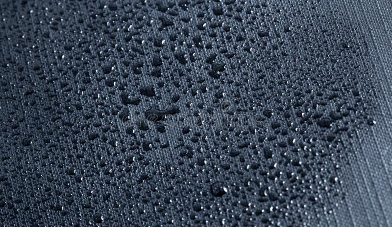 Macro Grey Nylon with Water Drops, Nylon Fabric Textured Stock Image ...