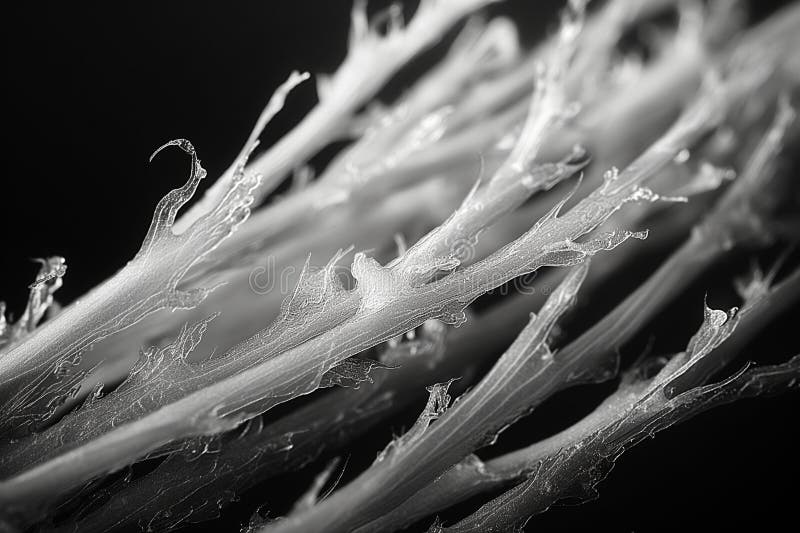 Macro of Hair Structure, Structure of Human Hair in an Electron ...