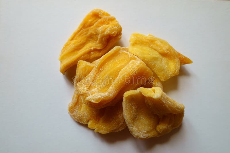 Macro of Heap of Yellow Dried Jack Fruit Chips Stock Image - Image of ...