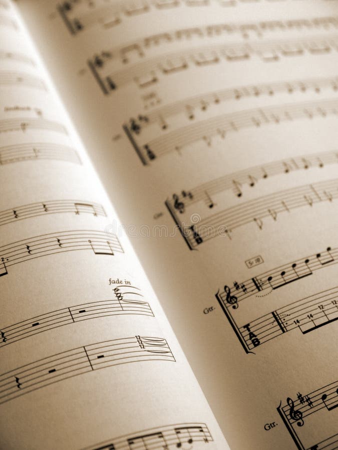 Sheet Music stock image. Image of symphony, guitar, music - 32515