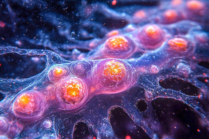 Macro of High-tech Muscle Connective Tissue Analyzed Using a Microscope ...