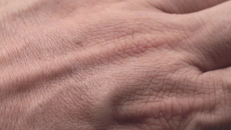 4k Macro Human Skin Background Pulse on Hand Stock Video - Video of ...