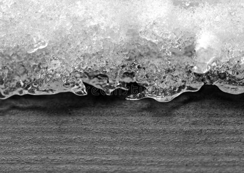 Macro ice stock image. Image of brown, winter, macro - 28415525
