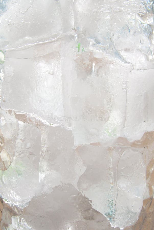 Macro of ice in a glass stock photo. Image of reflection - 61058558