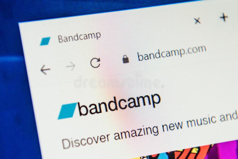 Bandcamp.com Web Site. Selective Focus. Editorial Photo - Image of bandcamp, selective: 179278221