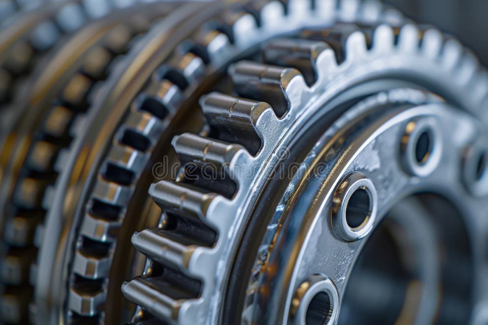 Intricate Macro of Roller Bearing Stock Illustration - Illustration of ...