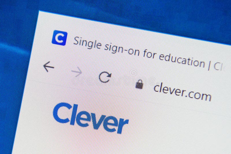 Clever.com Web Site. Selective Focus. Editorial Photo - Image of ...