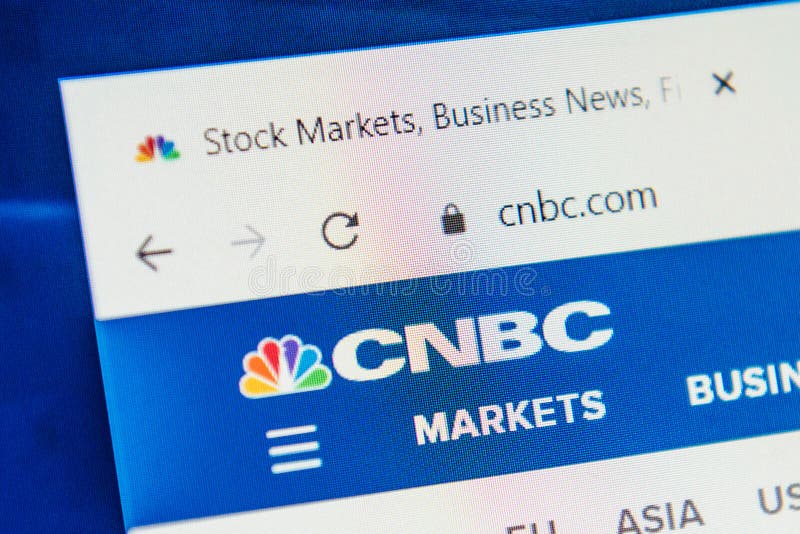 Cnbc.com Web Site. Selective Focus. Editorial Stock Photo - Image of ...