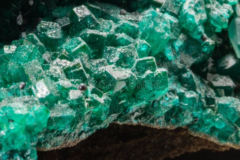 Macro Image of a Collecting Mineral Sample Stock Image - Image of ...