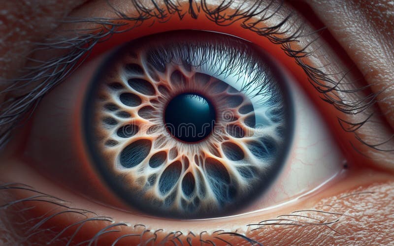 Macro Image of the Eye Sharp Details, Eye Lens, Close-up Image of a ...