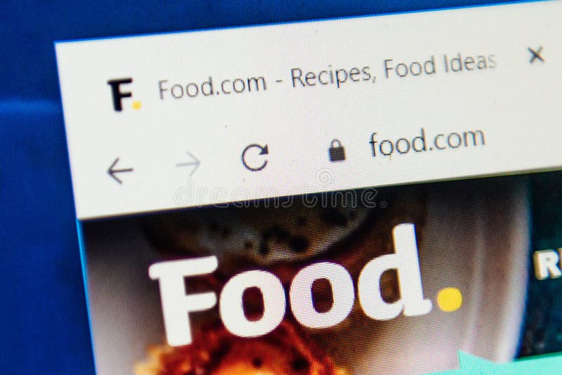 Food.com Web Site. Selective Focus. Editorial Stock Photo - Image of ...