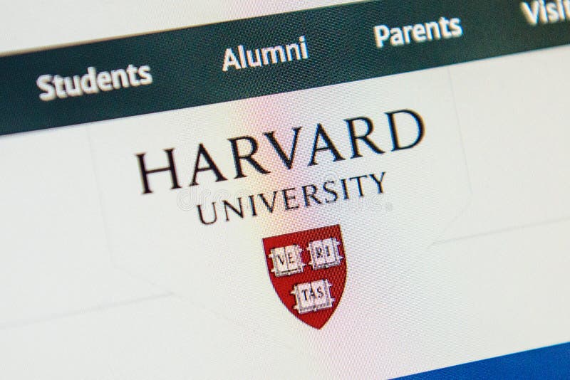 Harvard University Web Site. Selective Focus. Editorial Photo - Image ...