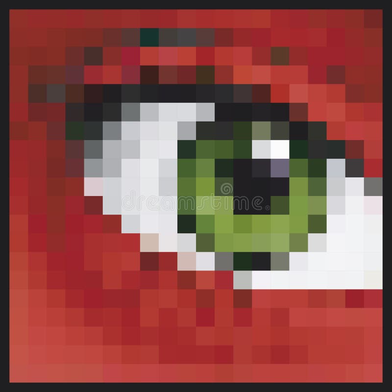 Macro image of human eye stock illustration. Illustration of close ...