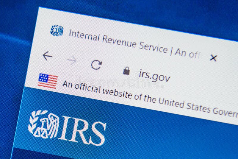 Irs.gov Web Site. Selective Focus. Editorial Image - Image of home ...