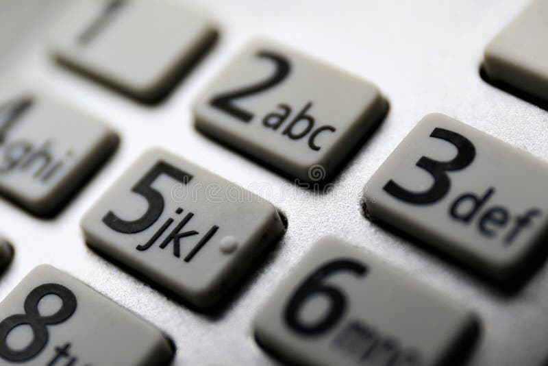 An Macro Image of a Keybord with Numbers Stock Photo - Image of finance ...