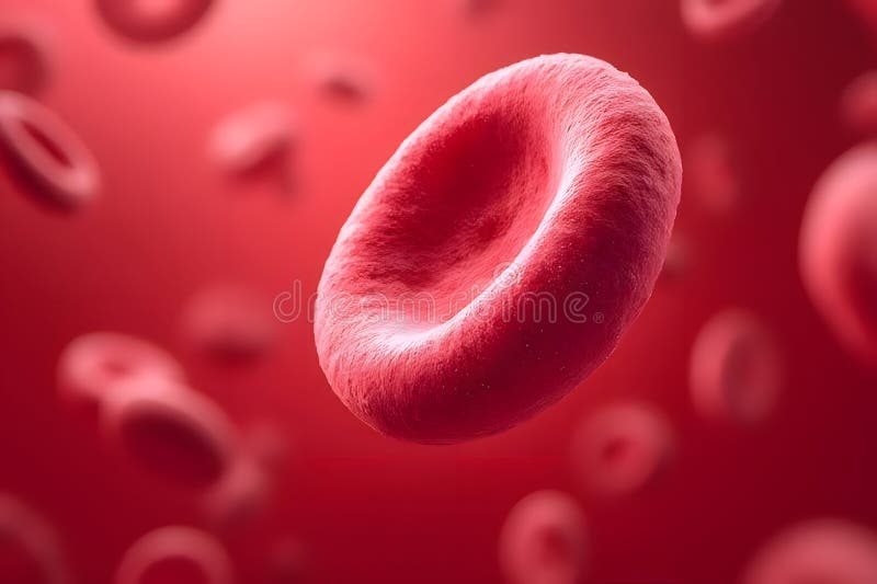 Macro Image of Many Red Blood Cells Created Using AI Stock Photo ...