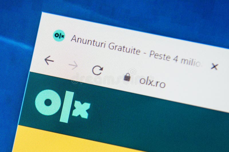 Olx.ro Web Site. Selective Focus. Editorial Photography - Image of ...