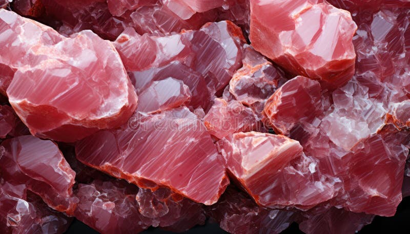 Macro Image of Pink Salt Crystals.abstract Background Stock Photo ...