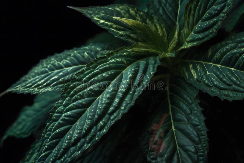 Macro Image of a Rare Plant. Neural Network AI Generated Stock Image ...