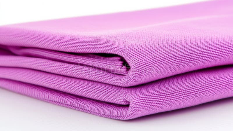 Macro Image of Stack of Folded Laundry. Stock Image - Image of linen ...