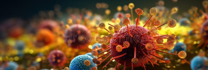Microbiological Microlife Stock Illustrations – 64 Microbiological ...