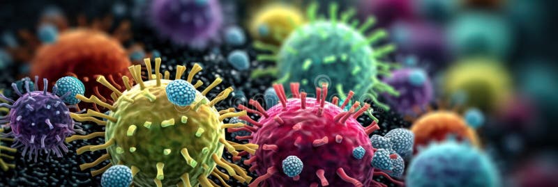 Microbiological Microlife Stock Illustrations – 64 Microbiological ...