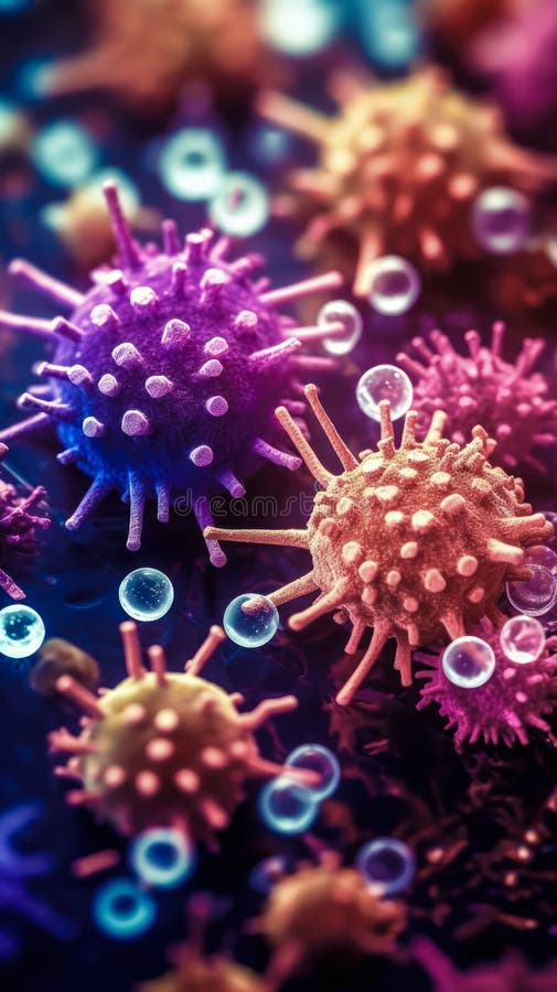 Microbiological Microlife Stock Illustrations – 64 Microbiological ...