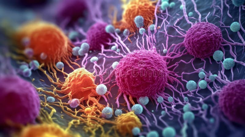 Microbiological Microlife Stock Illustrations – 64 Microbiological ...