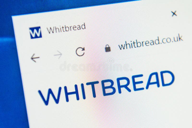 Whitbread Web Site. Selective Focus. Editorial Stock Photo - Image of ...