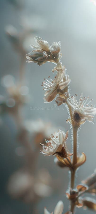 Macro Images of Plants and Flowers, Soft Focus, Grainy, Minimalistic ...