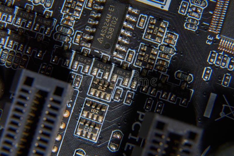 Macro Of The Inner Workings Of A Desktop Computer Before Starting The ...