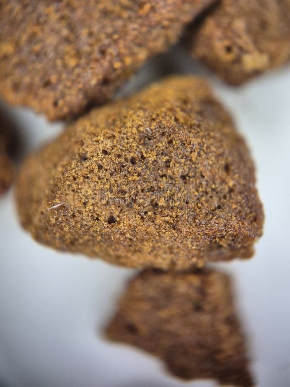 Macro of an Instant Coffee Bean Under a Microscope Stock Image - Image ...