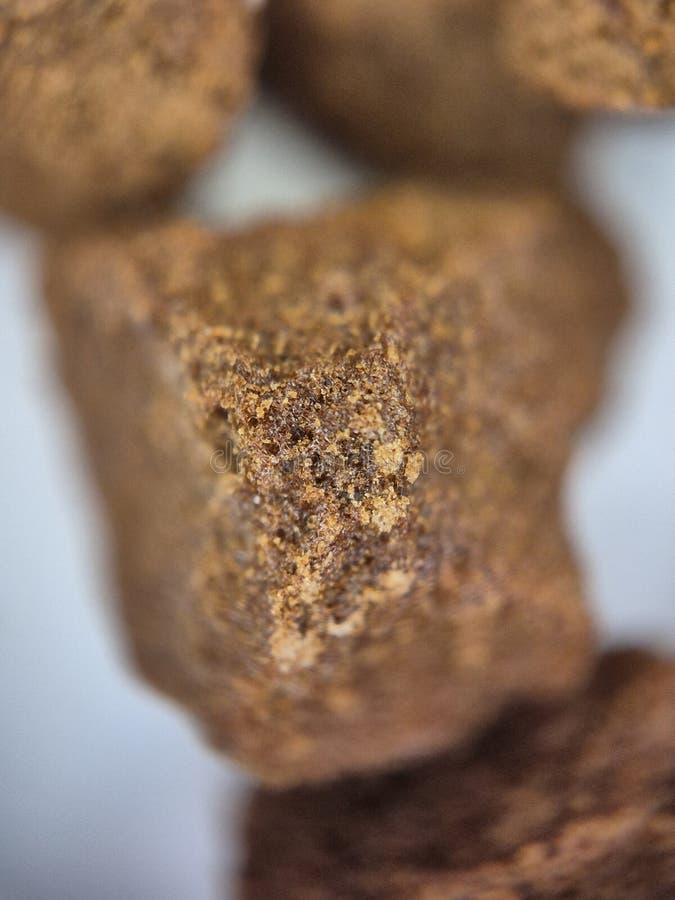 Macro of an Instant Coffee Bean Under a Microscope Stock Image - Image ...